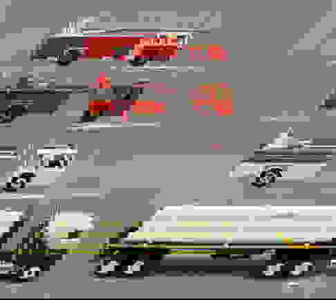 (4) Boxed Conrad Diecast Fire Truck & Construction Auction