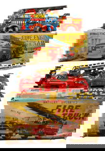 (2) Tin Lithographed Space Toys Auction