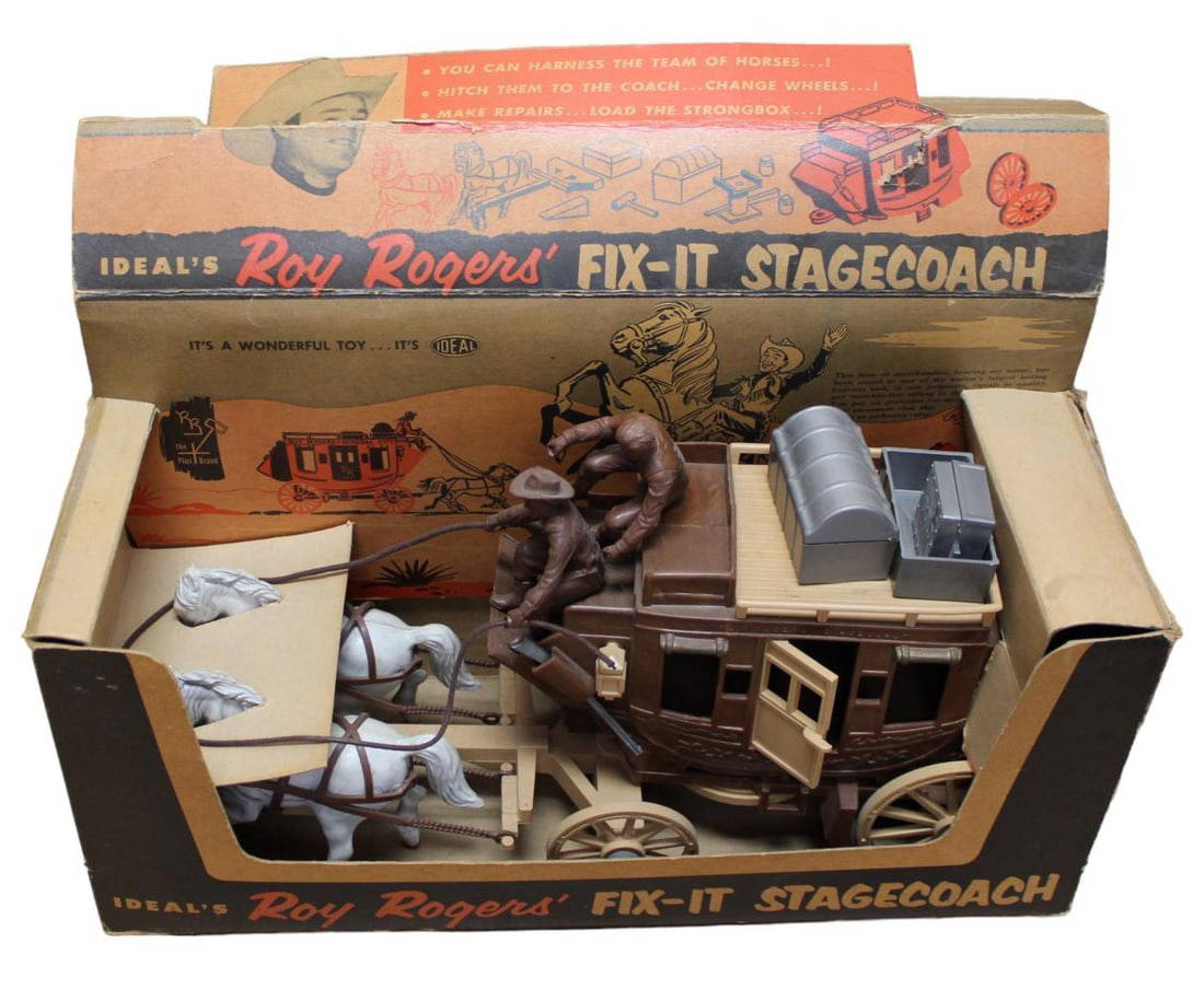 Boxed Ideal Roy Rogers Fix-it Stagecoach Auction