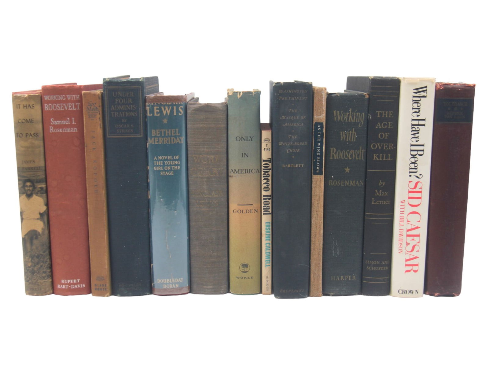 (14) Author Signed Books Auction