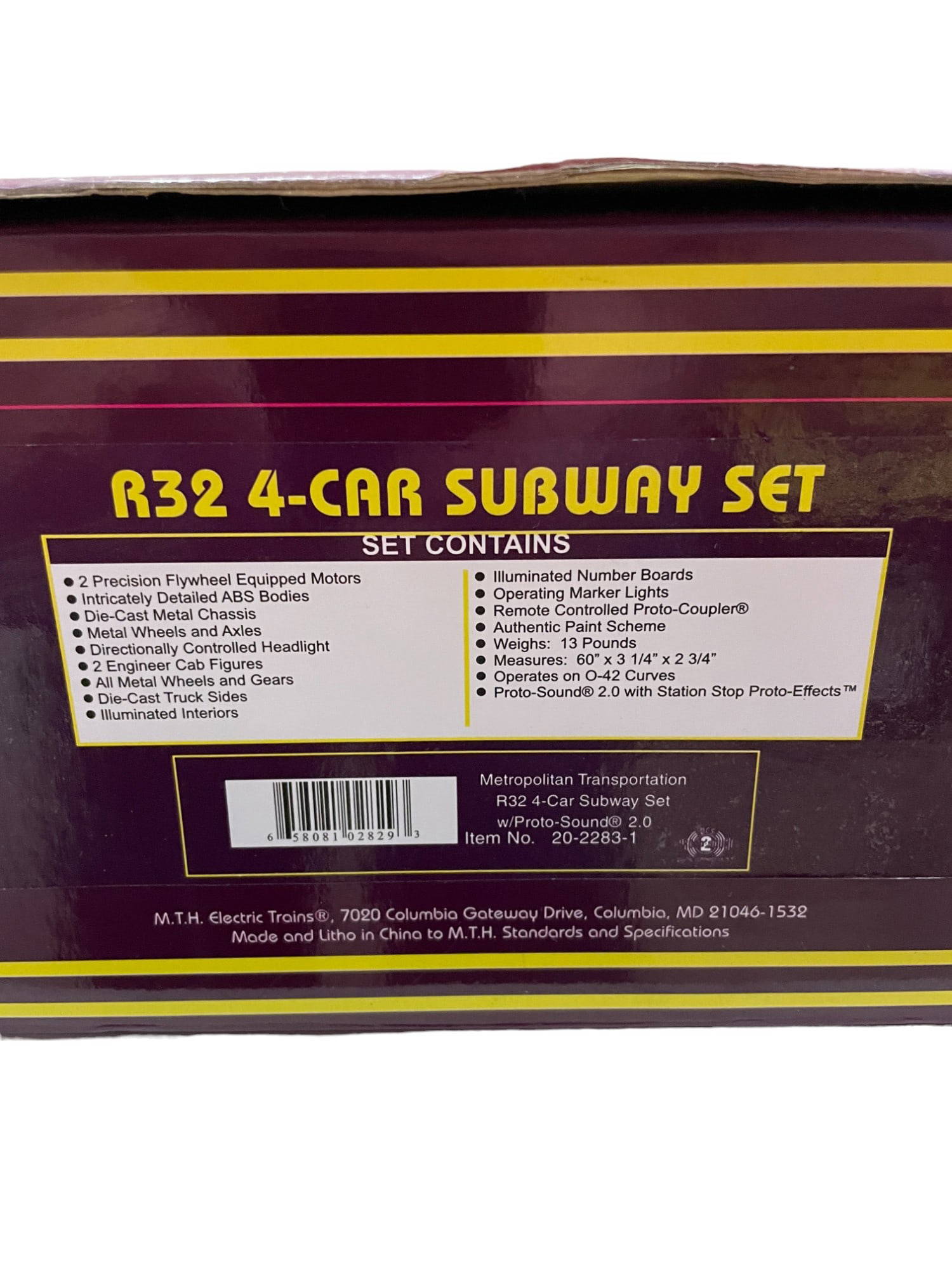 Mth 20-2283-1 R32 Subway Set Auction
