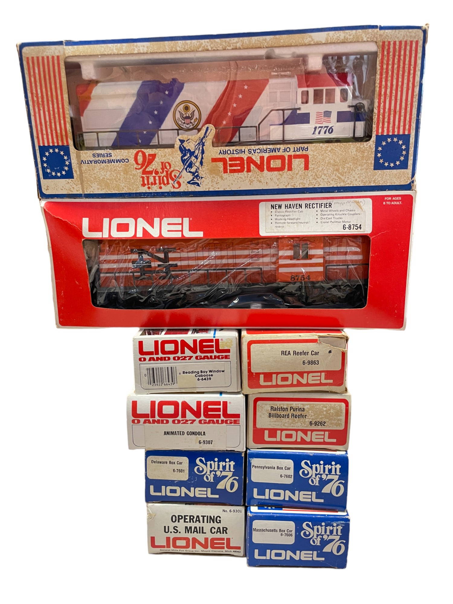 10pc Lionel Mpc Trains Group Auction
