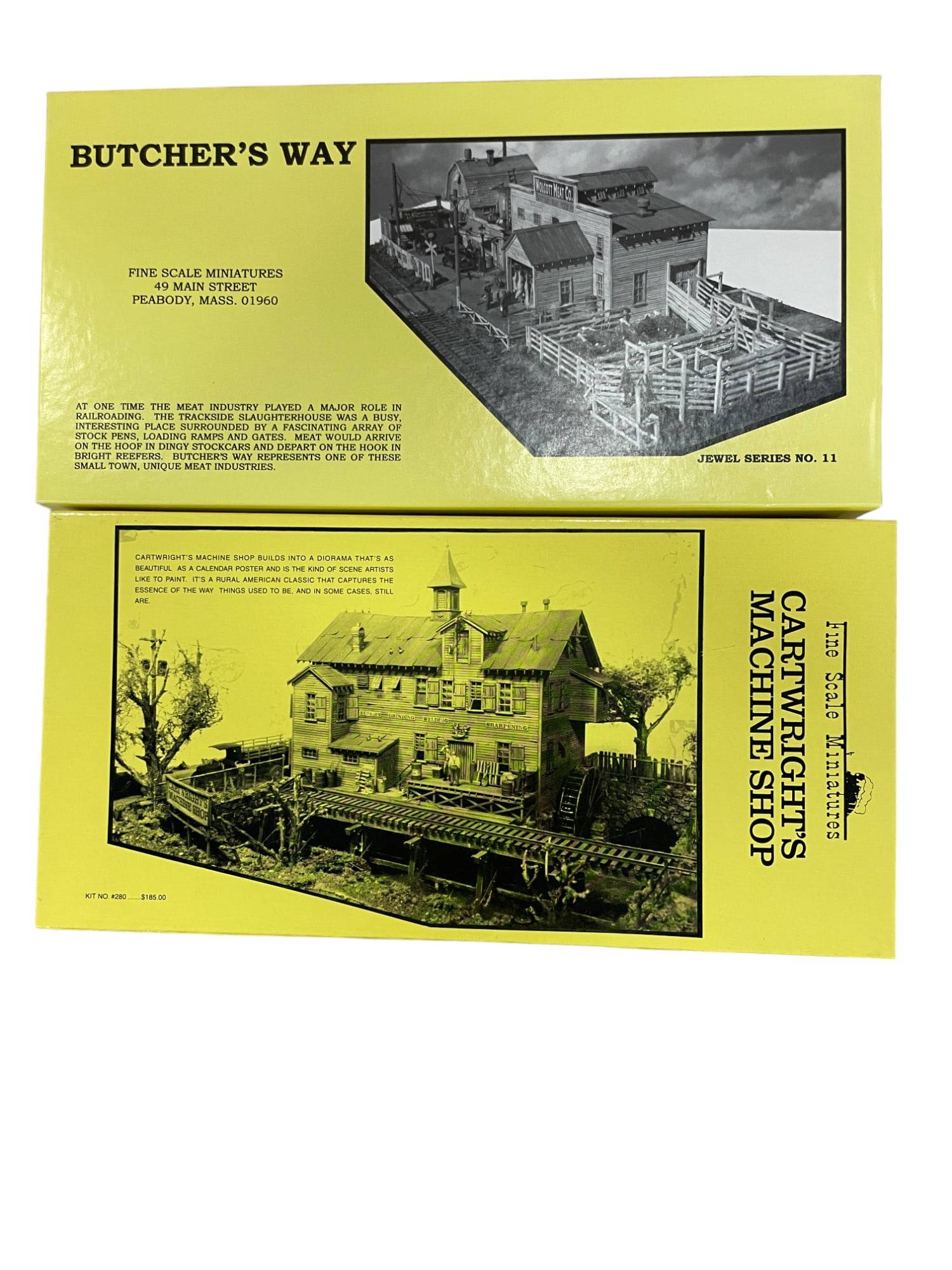 2 Fine Scale Miniatures Structure Kits Auction