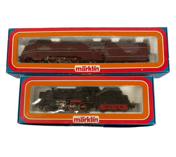 Boxed Vintage Marklin Ho 3089 & 3003 Locomotives