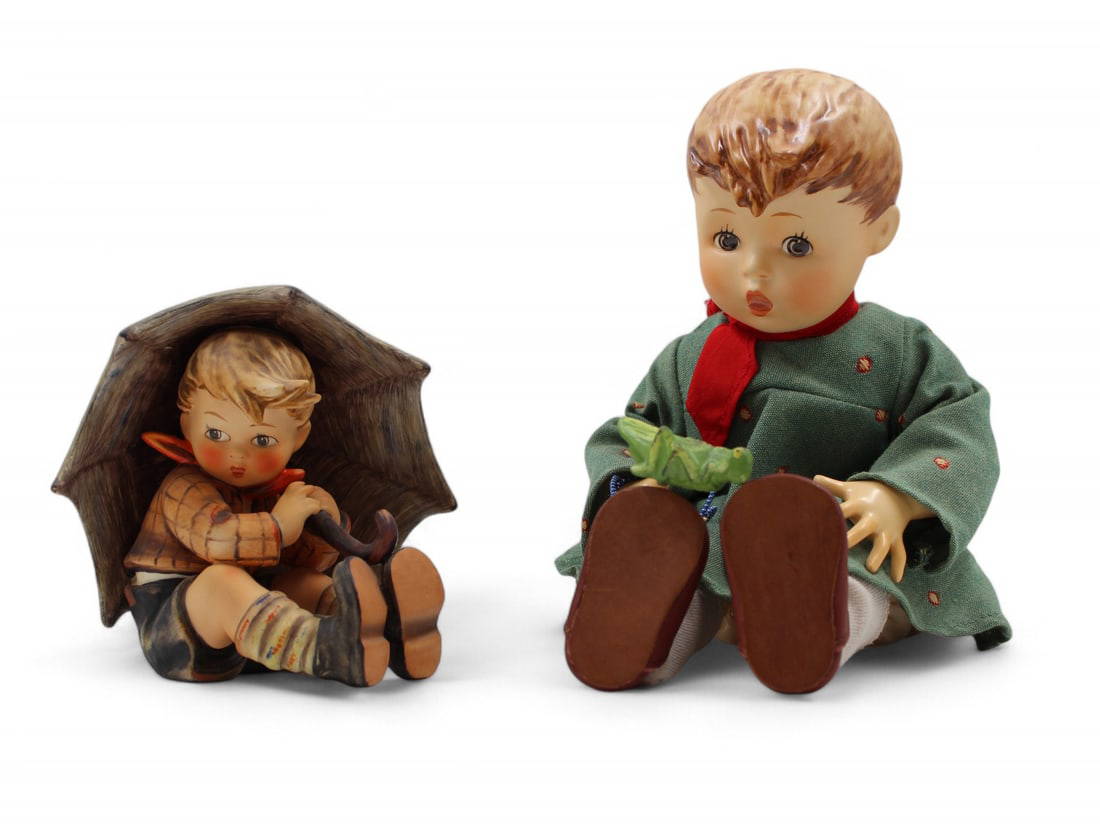 (2) Large Hummels- 152/oa And Doll Auction