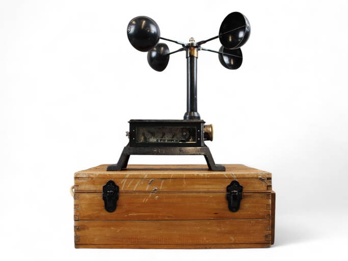 Japanese Army Ww2 Anemometer Wind Speed Machine