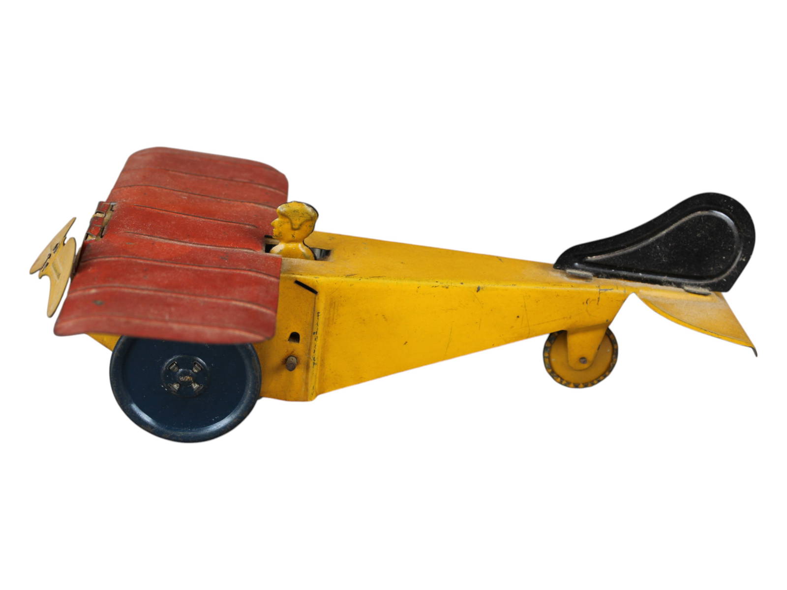 Early Tin Wind Up Airplane Auction