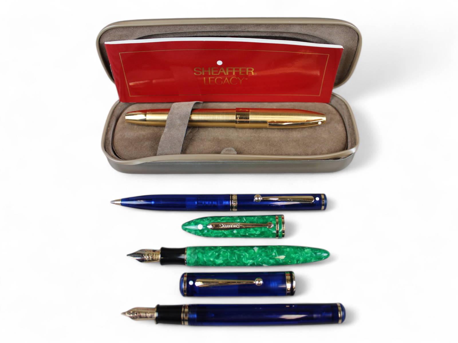 Sheaffer Modern Fountain Pens & Bp Auction