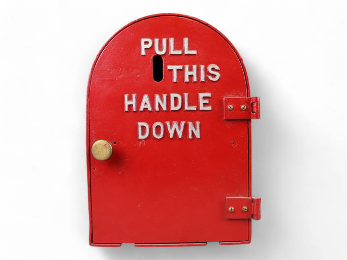 Gamewell Fdny Round Top Fire Alarm Call Box