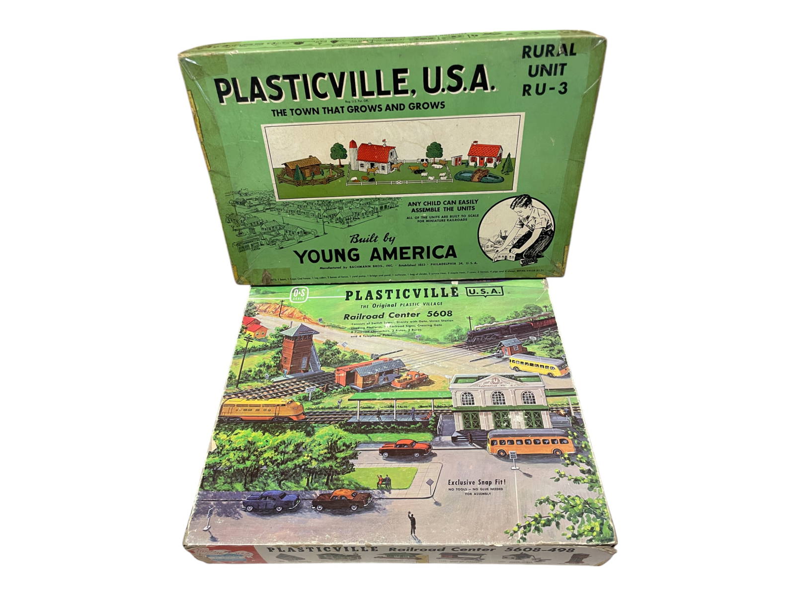 2 Plasticville Master Builder Kits Auction