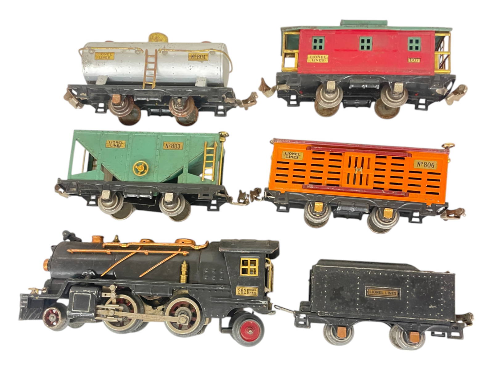 6pc Lionel 262 Freight Set Auction