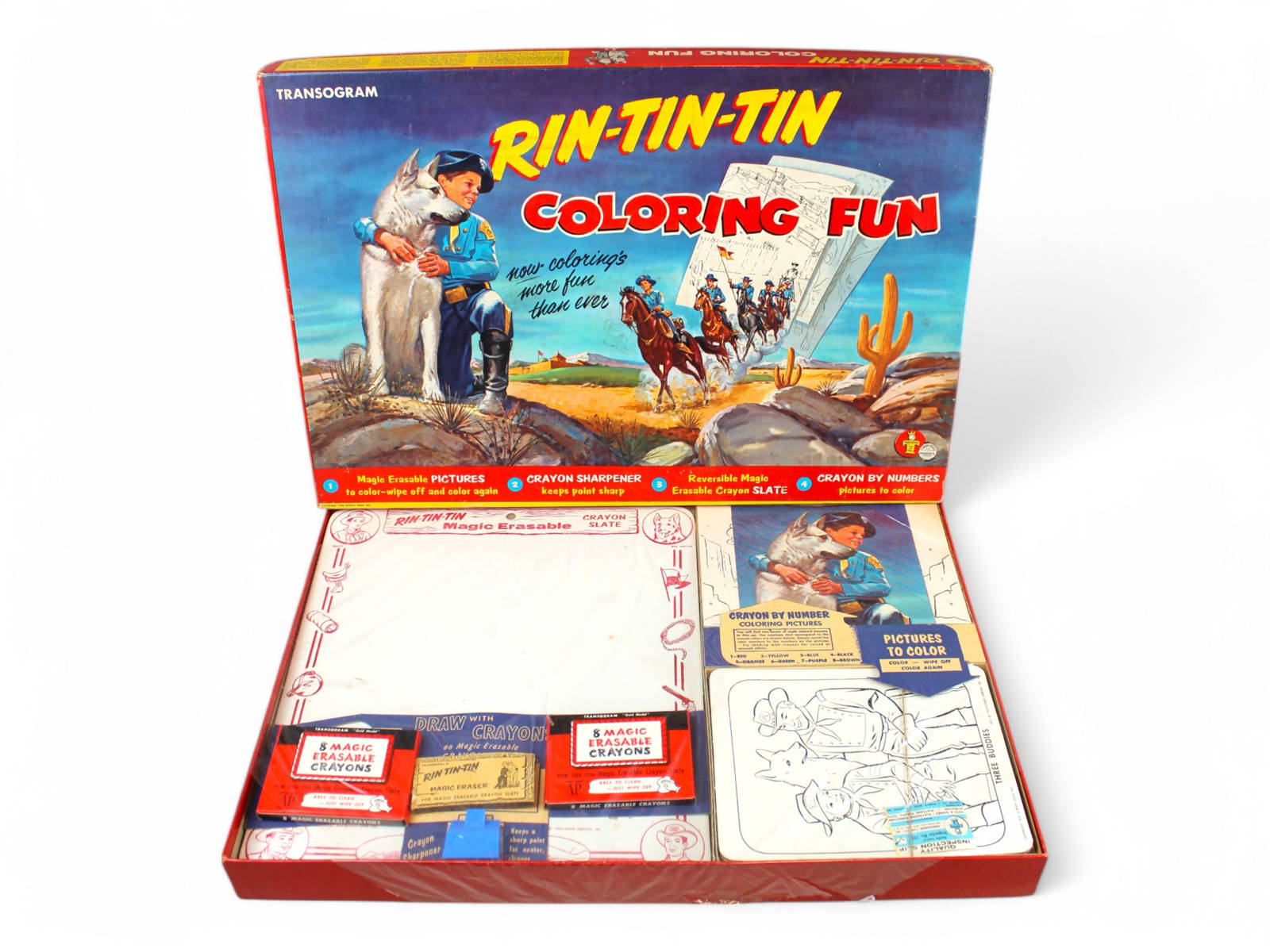 Transogram. Rin Tin Tin Coloring Fun Auction
