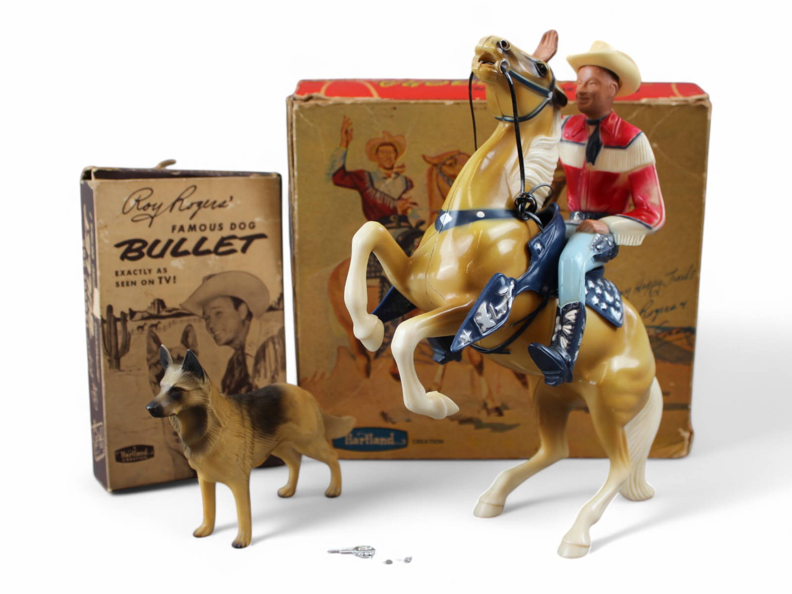 Hartland Roy Rogers, Trigger & Bullet W/orig Boxes Auction