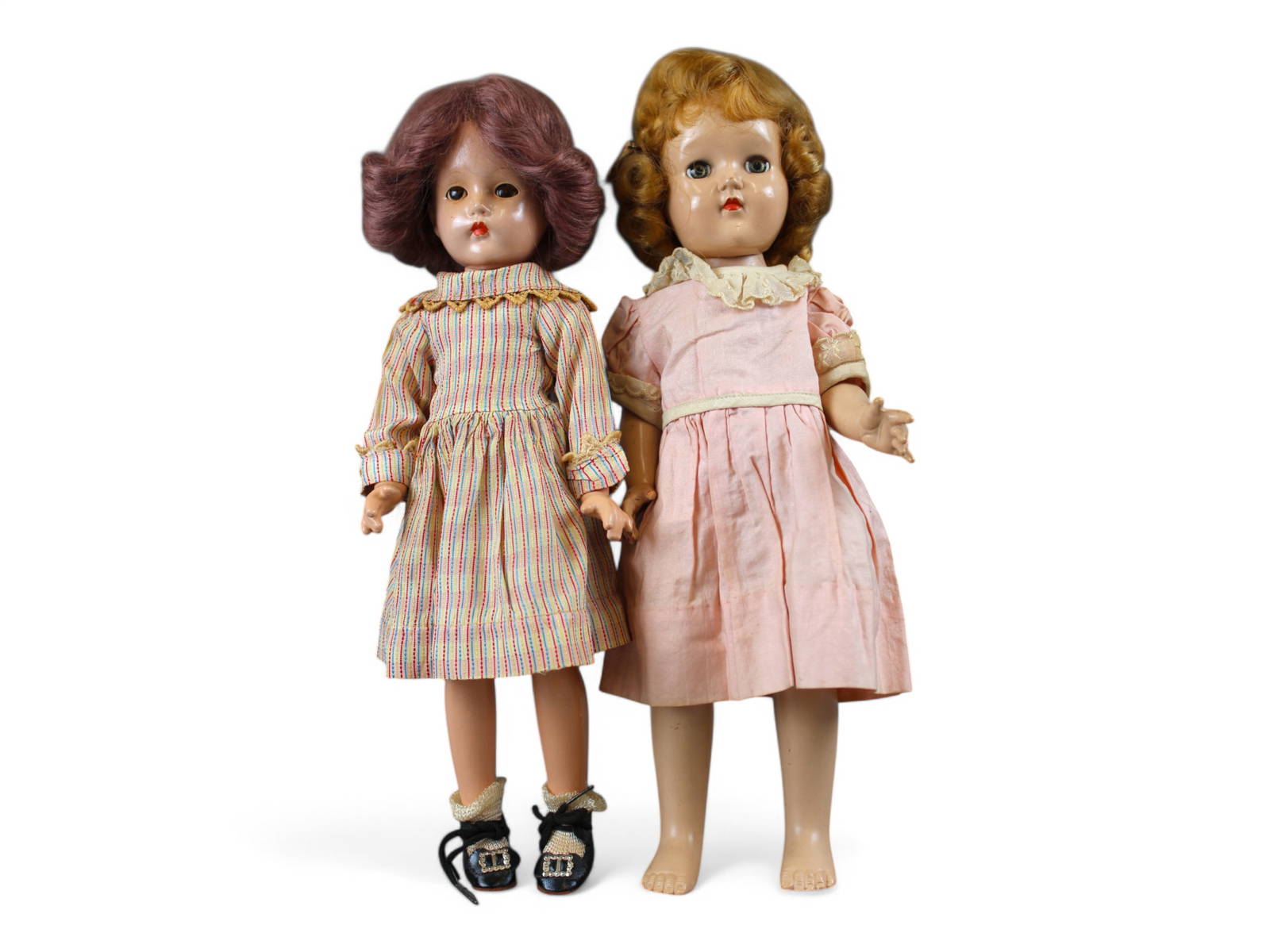 Doll Lot Of 2, Suzanne Effanbee And Toni Ideal Auction