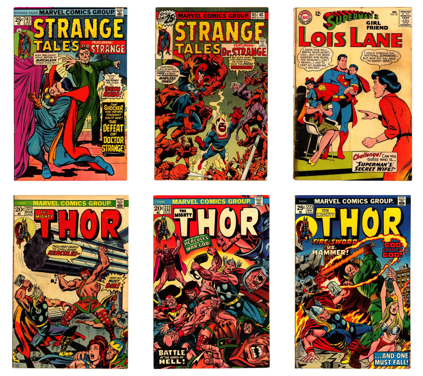 Mixed Comic Lot - Marvel & Dc Titles Auction