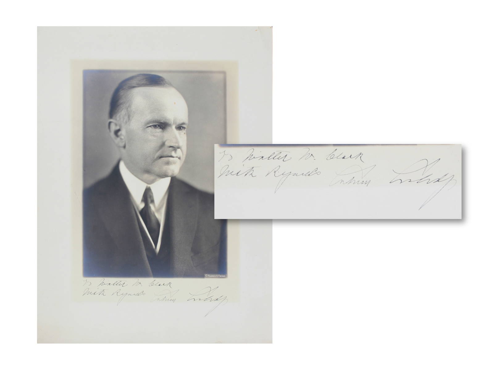 Calvin Coolidge Signed Harris & Ewing Photo - Jul 16, 2025 | Weiss ...