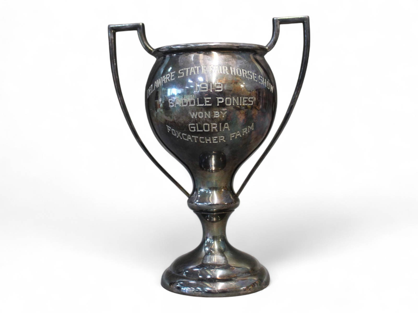 1919 Delaware State Fair Saddle Ponies Trophy, Dupont Family Auction