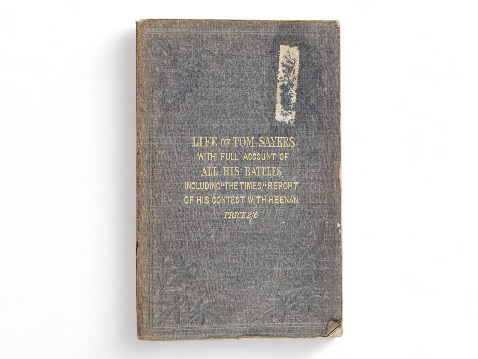 Life Of Tom Sayers With Full Account Auction