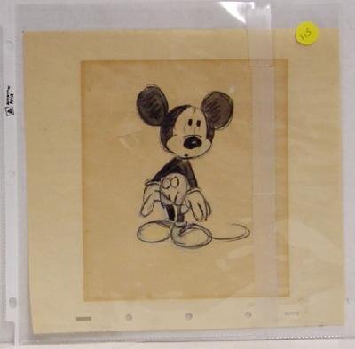 Walt Disney. Mickey Mouse Drawing