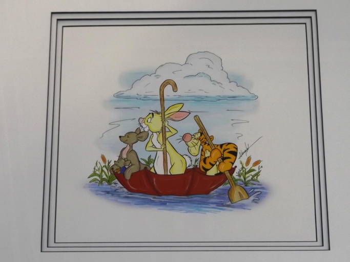 Voight. Original Winnie The Pooh Watercolor Art.
