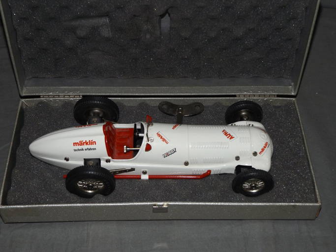 Marklin Clockwork Alpha Mercedes Race Car