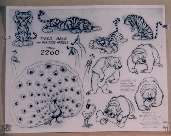 Lot Of 6 Production Model Sheets