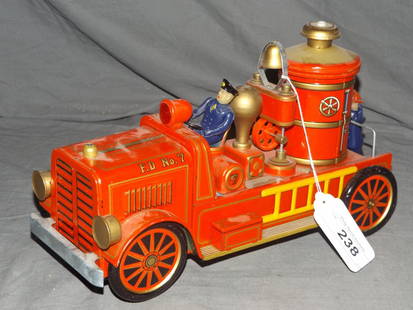 Sh Toys (japan) Battery Operated Fire Engine