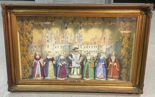 Buy Impressive Rare Hand Painted Lead Figure Of Tudor King Henry Viii ...