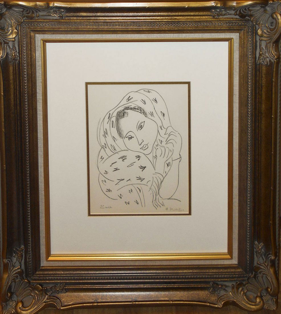 Henri Matisse Hand Signed Lithograph