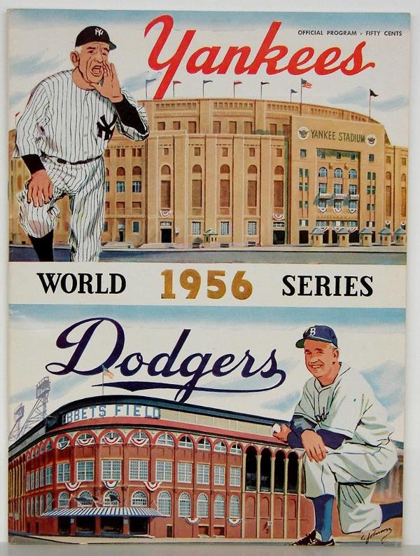 28: 1956 WORLD SERIES PROGRAM.