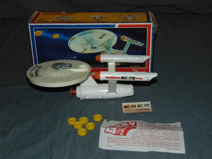 Dinky No.358 Uss Enterprise In Original Box