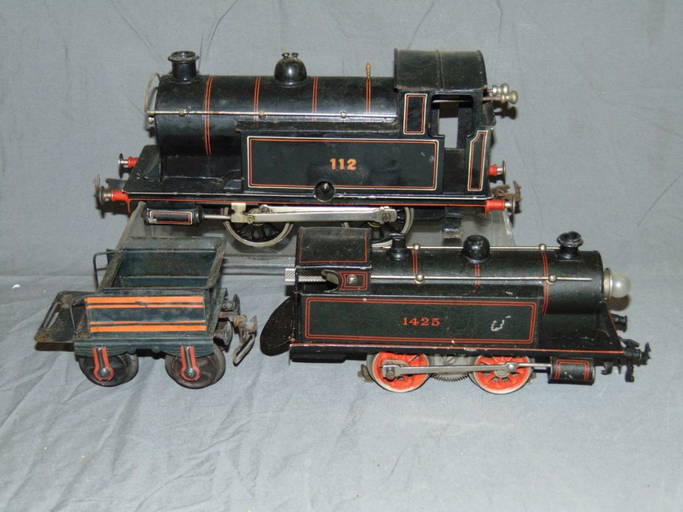 Two European Engines And One Tender.