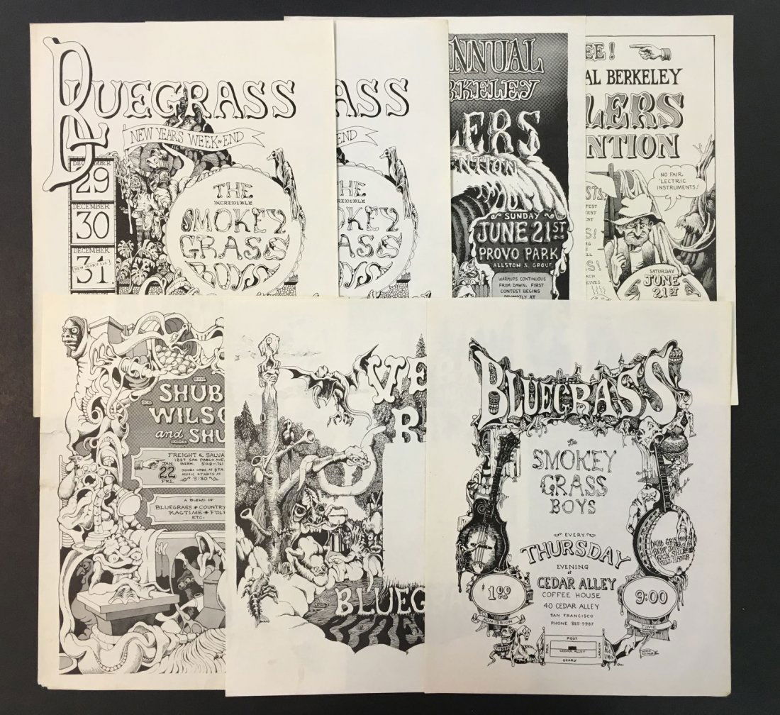 (7) SF Artist Rick Shubb 1960s Concert Handbills - Jun 15, 2016 | Weiss ...
