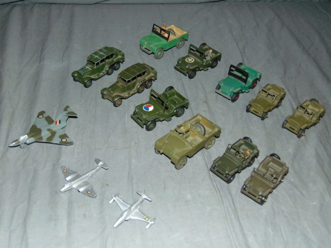 14 Piece Dinky Diecast Military Vehicle Lot