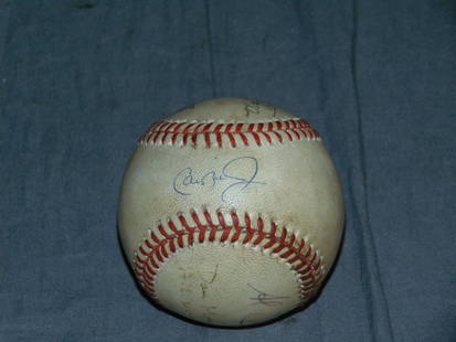 Cal Ripken Jr. 2131 Game Used Signed Baseball Record