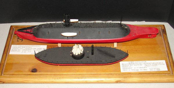Css Merrimack / Uss Monitor Handcrafted Model Me
