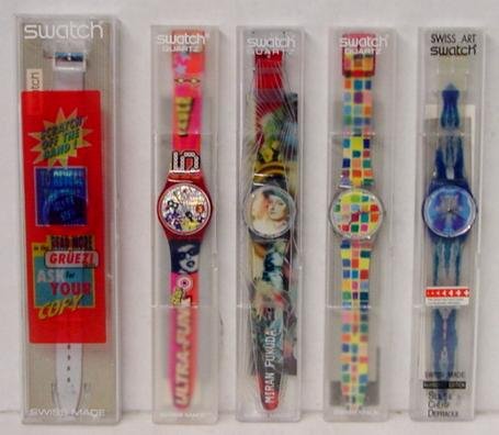 5 Mint In Box Swatch Watches