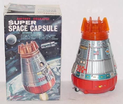 Super Space Capsule Battery Op Toy