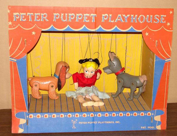 Super Rare Peter Puppet Lady & Tramp Set.