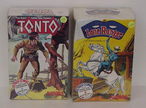 2296: AURORA LONE RANGER AND TONTO MODEL KITS