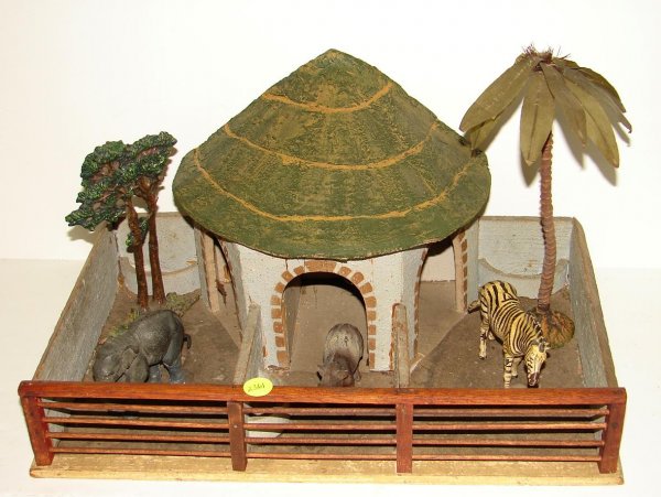 2361: ELASTOLIN ZOO. SCARCE. - Jul 16, 2006 | Philip Weiss Auctions in NY