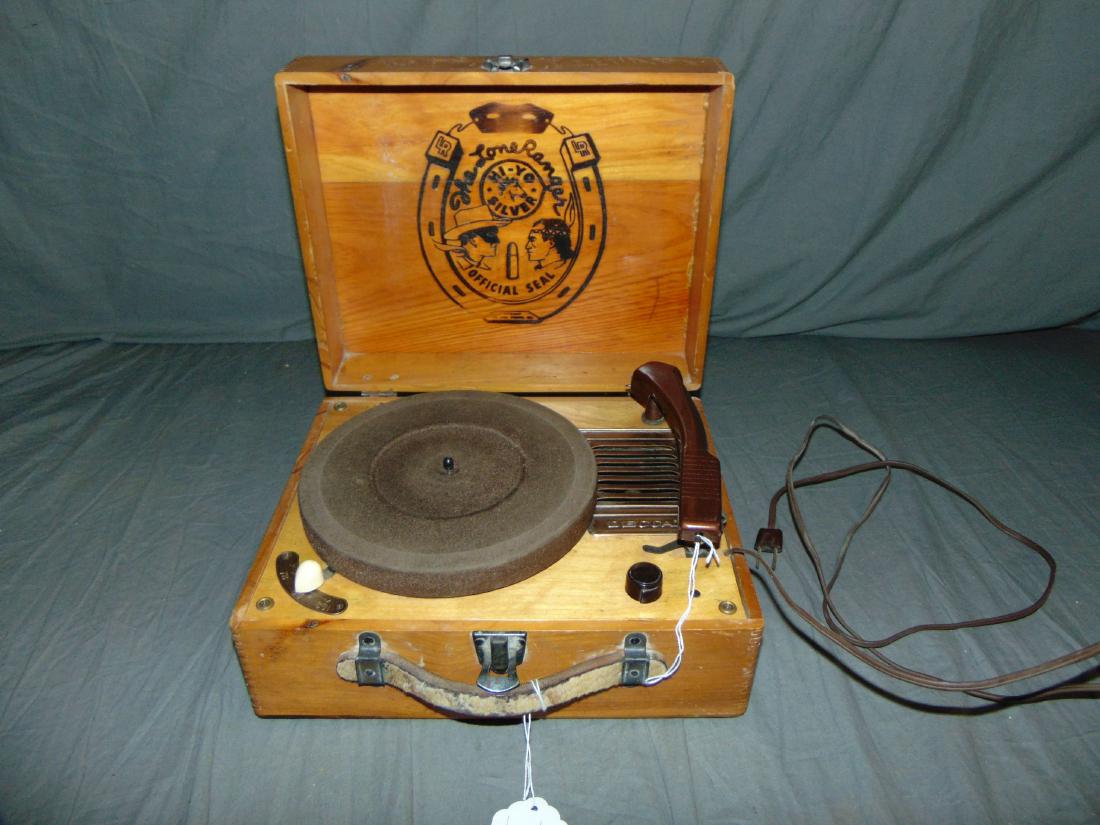 Lone Ranger Phonograph Record Player