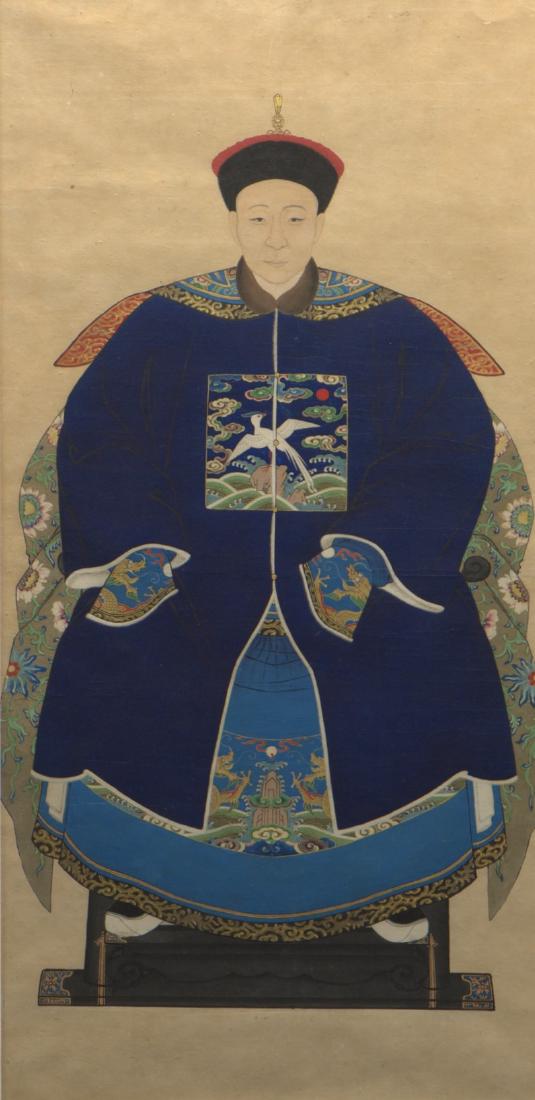 ANONYMOUS (QING DYNASTY), THE PORTRAIT OF AN OFFICIAL