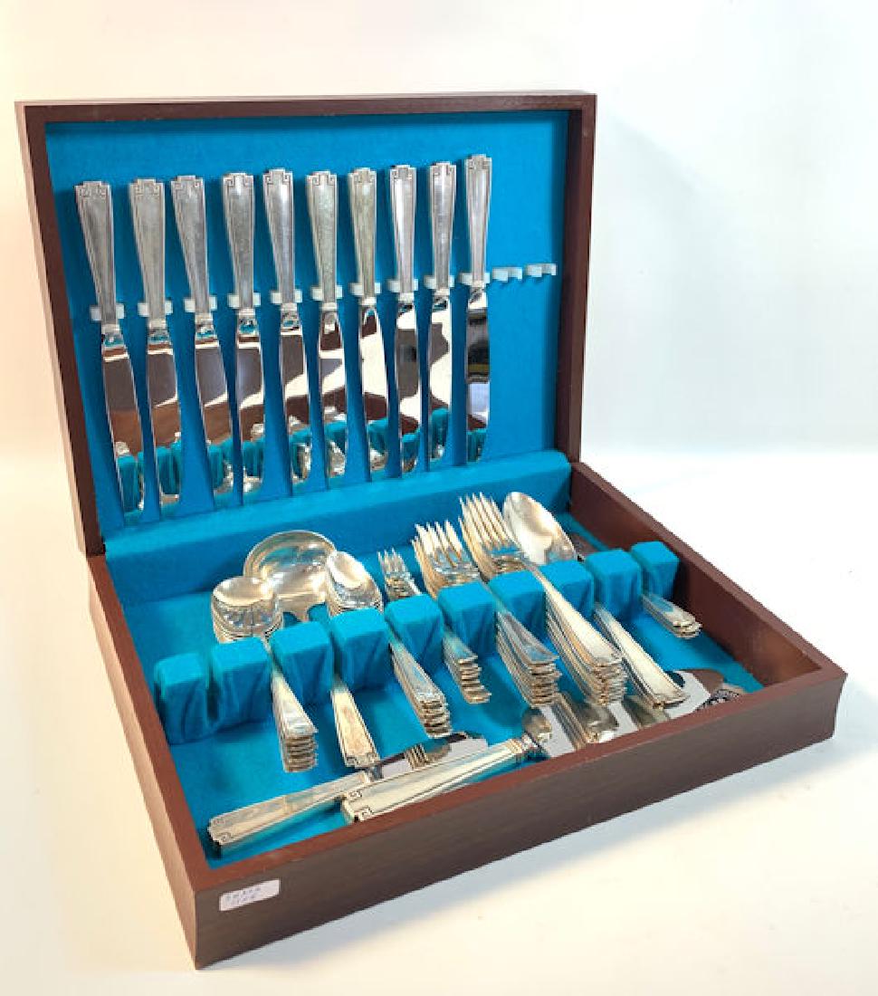 52 Pieces Gorham "etruscan" Sterling Silver Flatware