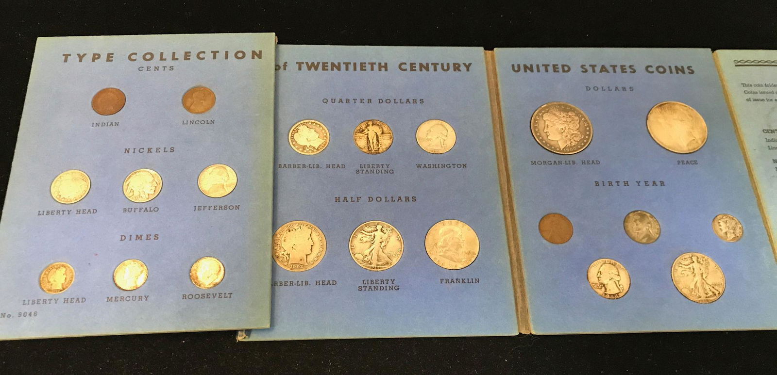 WHITMAN TYPE SET COIN FOLDER COMPLETE WITH 1944 BIRTH - Sep 26, 2019 ...