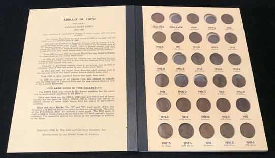 Library Of Coins Album Lincoln Cents Part 1