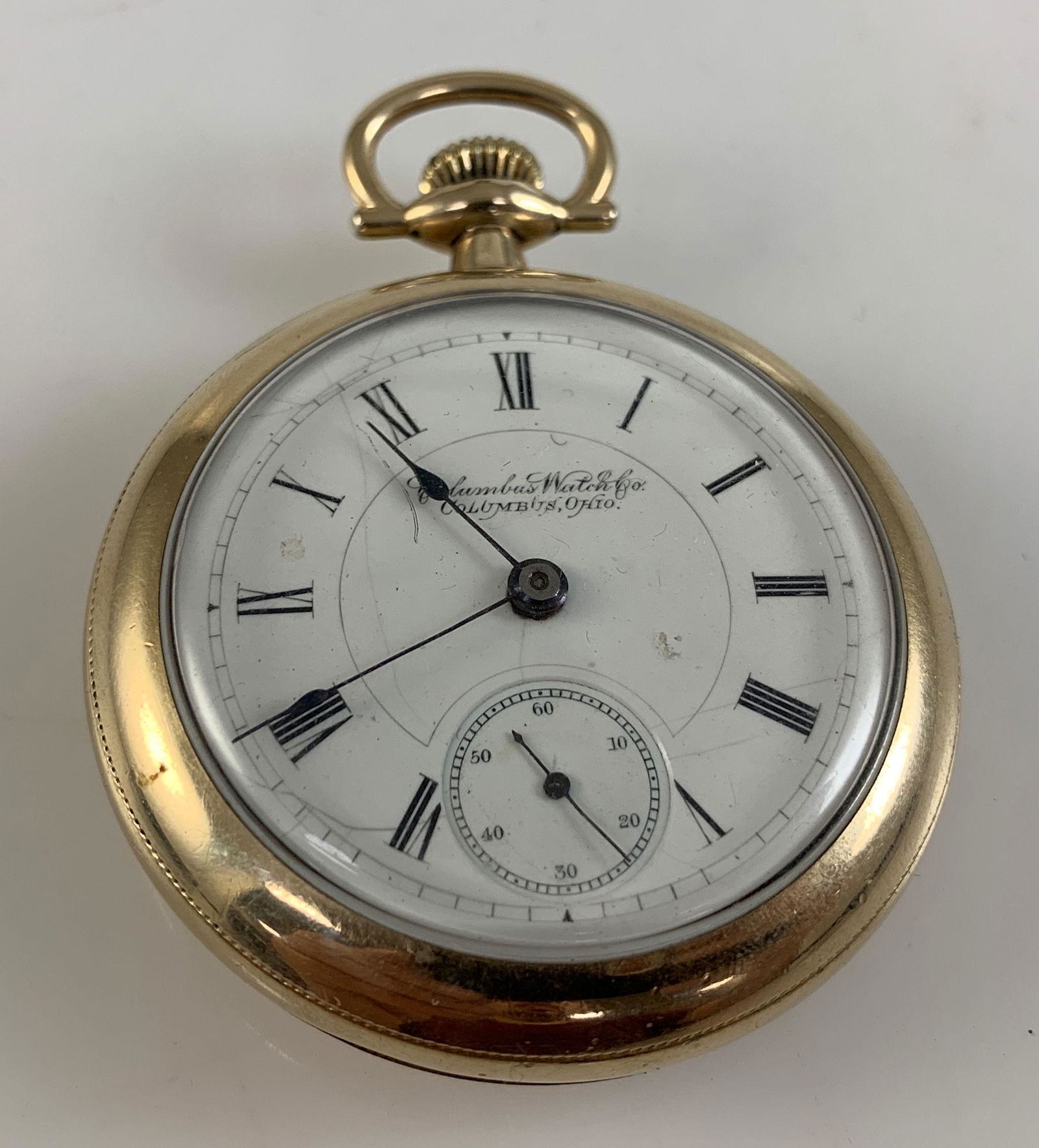 COLUMBUS WATCH CO. POCKET WATCH - Sep 23, 2019 | Apple Tree Auction ...