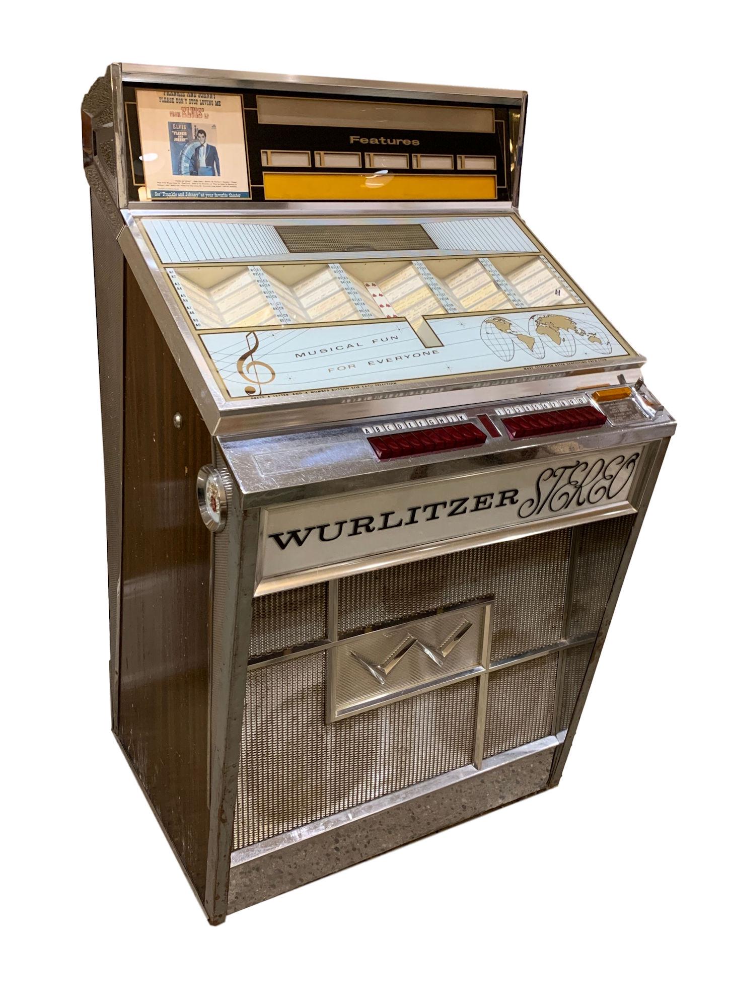 WURLITZER STEREO COIN OPERATED JUKEBOX . MODEL 2710. - Nov 21, 2019 ...
