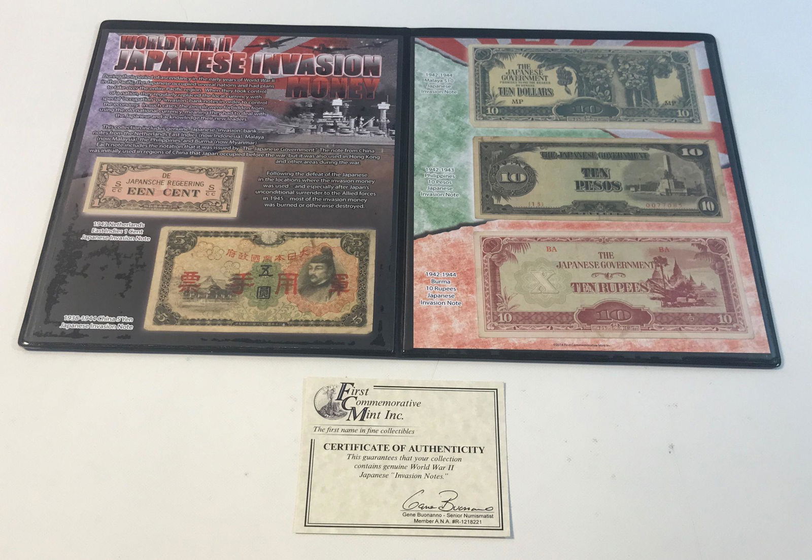 Wwii Japanese Invasion Currency Notes
