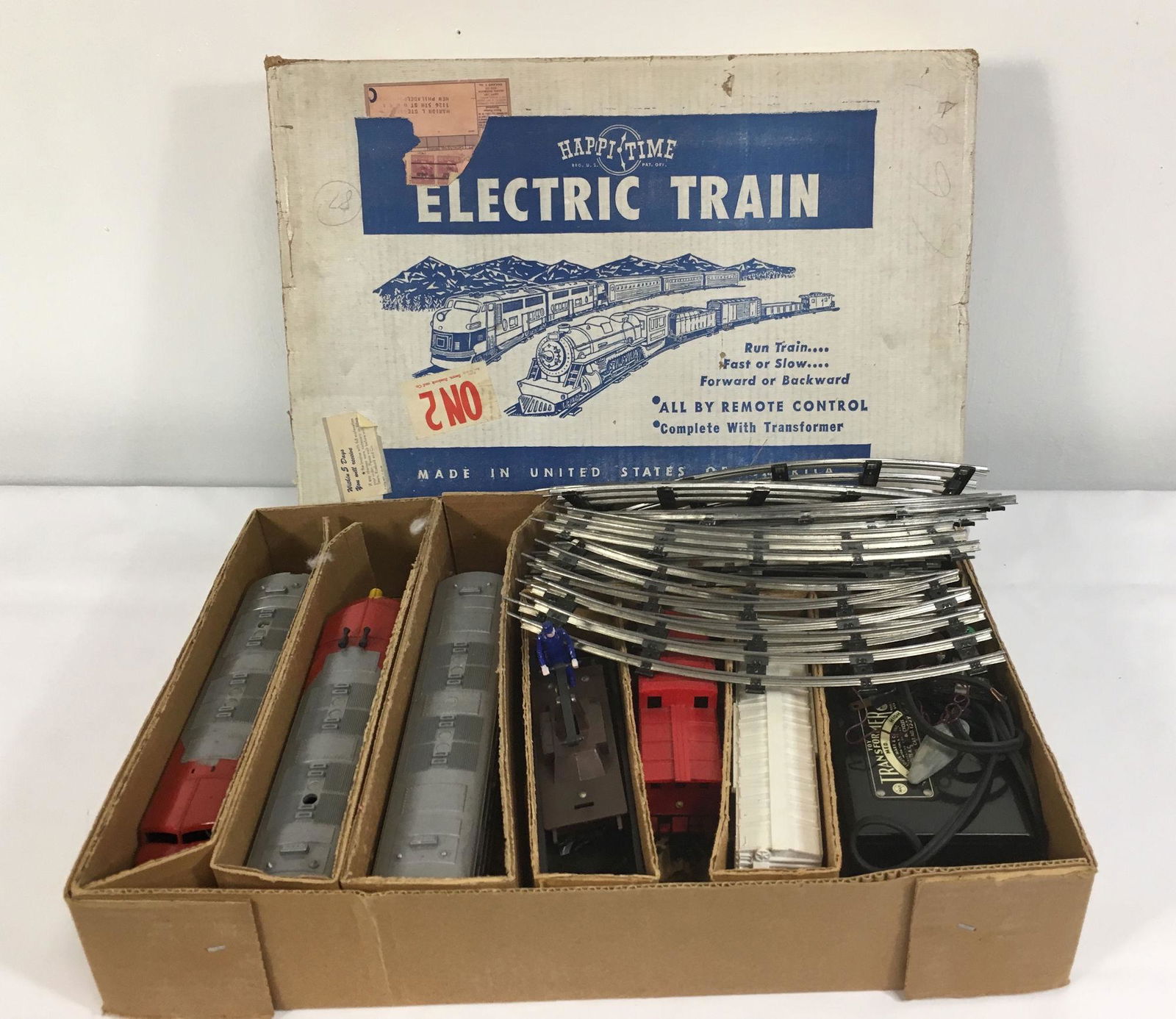 For Auction: MARX "HAPPI TIME" ELECTRIC TRAIN SET IN ORIGINAL BOX (#201 ...